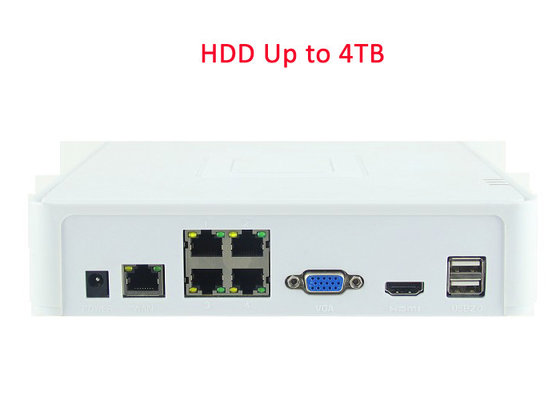 4 Channel Poe NVR Security System With Four 960P Dome Outdoor Camera