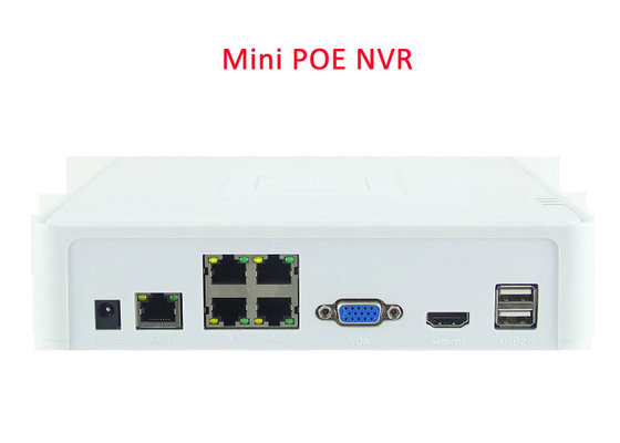 Motion Detection H.264 POE NVR System High Resolution Support Smart Phone / Tablet