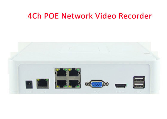 Infrared IP Camera POE NVR Kit Home Video Surveillance System CE RoHS Certification