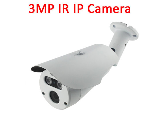 PnP Onvif Poe IP Camera Outdoor , Network Security Camera Bullet Type