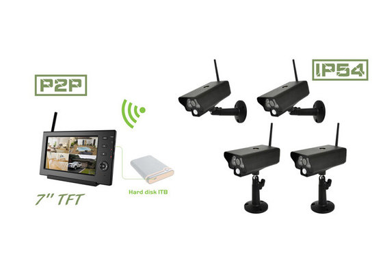 DIY impermeabilizan la visión nocturna inalámbrica 656 x del equipo de la cámara IP de 4Ch NVR la resolución de vídeo 488
