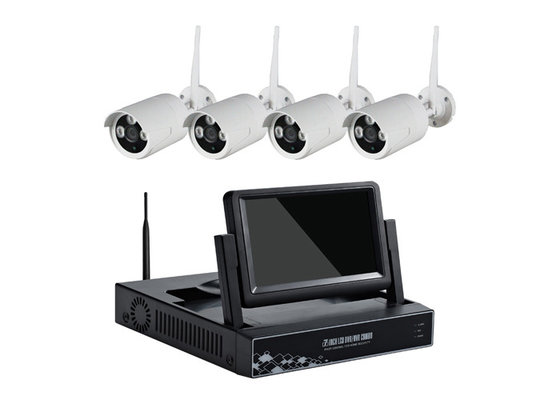 7 opinión inalámbrica del telecontrol de la ayuda del equipo 2.4G de la cámara NVR del monitor LCD 720P de la pulgada