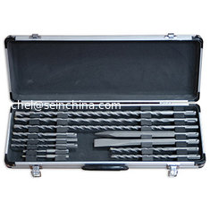 China 11-piece SDS-plus hammer drill set in al case, single or cross tip supplier
