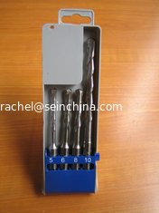 China 4-piece SDS-plus hammer drill set in Plastic box, single or cross tip supplier