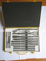 China 14-piece SDS-plus hammer drill set in metal case, single or cross tip supplier