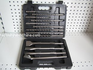 China 13-piece SDS-plus hammer drill set in Plastic box, single or cross tip supplier
