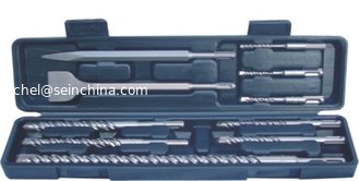 China 10-piece SDS-plus hammer drill set in Plastic box, single or cross tip supplier