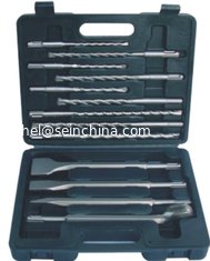China 13-piece SDS-plus hammer drill set in Plastic box, single or cross tip supplier