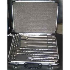 China 13-piece SDS-plus hammer drill set in aluminum box, single or cross tip supplier