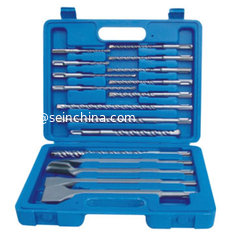 China 17-piece SDS-plus hammer drill set in Plastic box, single or cross tip supplier