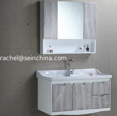 China 80 X49/cm stand bathroom vanity / wall cabinet / hung cabinet / white color basin for bathroom supplier