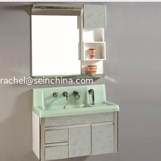 China 90 X48/cm PVC bathroom cabinet / wall cabinet / hanging cabinet / white color for bathroom supplier