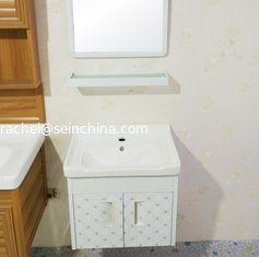 China 80 X48/cm hanging cabinet / PVC bathroom cabinet / wall cabinet / white color for sanitary ware supplier