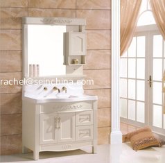 China 100 X48/cm PVC bathroom cabinet / wall cabinet / hung cabinet / white color for bathroom supplier
