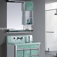 China 100 X48/cm PVC bathroom cabinet / wall cabinet / hung cabinet / white color for bathroom supplier