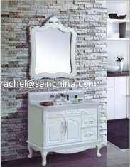 China 100*48/cm PVC bathroom cabinet / wall cabinet / hung cabinet / white color for bathroom supplier