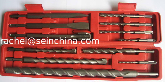 12-piece SDS-plus hammer drill set in Plastic box, single or cross tip supplier