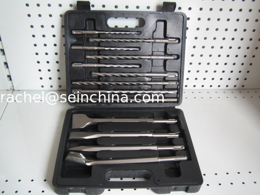 13-piece SDS-plus hammer drill set in Plastic box, single or cross tip supplier