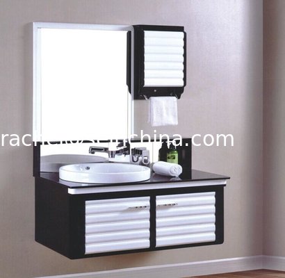 PVC Storey Height Bethroom Cabinets / Bathroom Furniture supplier