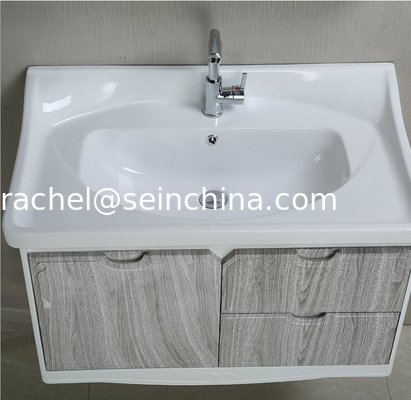 80 X49/cm stand bathroom vanity / wall cabinet / hung cabinet / white color basin for bathroom supplier