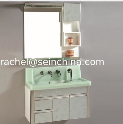 90 X48/cm PVC bathroom cabinet / wall cabinet / hanging cabinet / white color for bathroom supplier