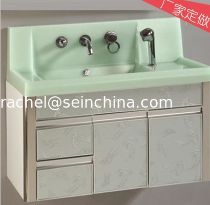 90 X48/cm PVC bathroom cabinet / wall cabinet / hanging cabinet / white color for bathroom supplier
