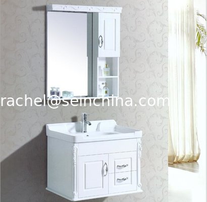 80 X47/cm PVC bathroom cabinet / wall cabinet / hung cabinet / white color for bathroom supplier