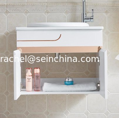 80 X48/cm PVC bathroom cabinet / wall cabinet / hung cabinet / white color for bathroom supplier