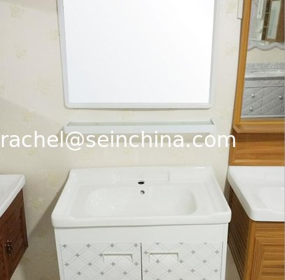 80 X48/cm hanging cabinet / PVC bathroom cabinet / wall cabinet / white color for sanitary ware supplier