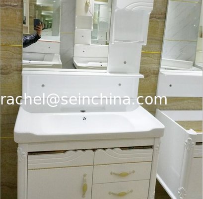 80 X48/cm PVC bathroom cabinet / wall cabinet / hung cabinet / white color for bathroom supplier