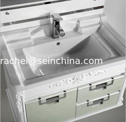 80 X48/cm PVC bathroom cabinet / wall cabinet / hung cabinet / white color for bathroom supplier