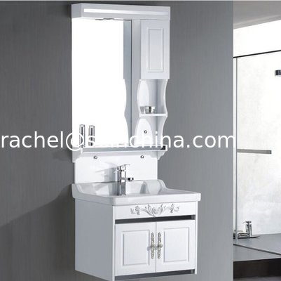 80 X48/cm PVC bathroom cabinet / wall cabinet / hung cabinet / white color for bathroom supplier