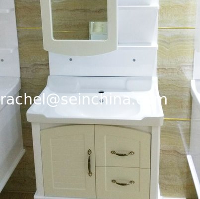 80 X48/cm PVC bathroom cabinet / wall cabinet / hung cabinet / white color for bathroom supplier
