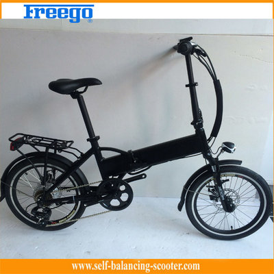 Aluminium Frame Lightest Folding Bicycle For Adults , Ladies Folding Bike 2 Wheel