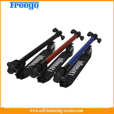 Orange Blue 250W Foldable Electric Scooter For Adults , Lithium Battery CE Approval