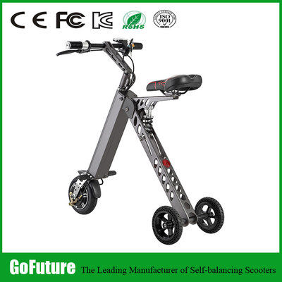 Light Weight Hub Motor Three Wheeled Electric Scooters For Personal Travel 500W