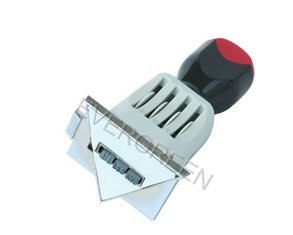 Triangle 53mm, Traditinal metal, die plate dater for Stock office and Bank deposit