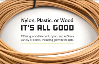 High Stiffness 3D Printer Wood Filament PLA ABS HIPS PVA PA , 3D Printing Material