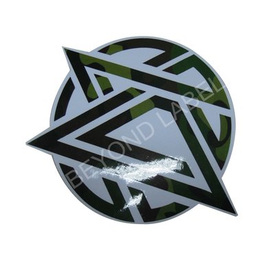 Logo Printed Promotion Die Cut Labels Waterproof Custom label Stickers