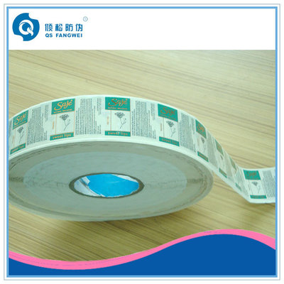 Glossy Lamination Plastic PP Label , Self Adhesive Plastic Labels In Roll