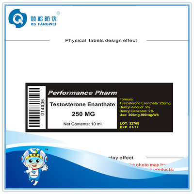 Waterproof CMYK Self Adhesive Plastic / Vinyl / PET Foil Stamped 10ml Vial Labels With Acrylic Glue