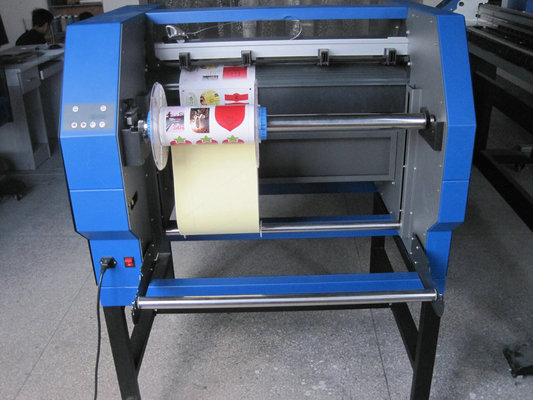 Automatic Digital Label Cutter Roll to Roll Version With AC 100V to Cut Different Kinds of Label