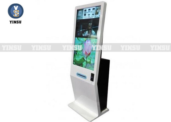 42 Inch Display Photo Printer Kiosk Self Service Coin Payment Machine