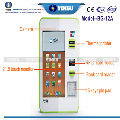 Easy Operate ATM Machine Kiosk Camera Thermal Printer With RFID Card Reader