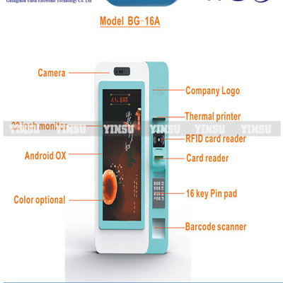 Easy Operated ATM Machine Kiosk Touch Screen 22 Inch Collection Pay For Utility Bills