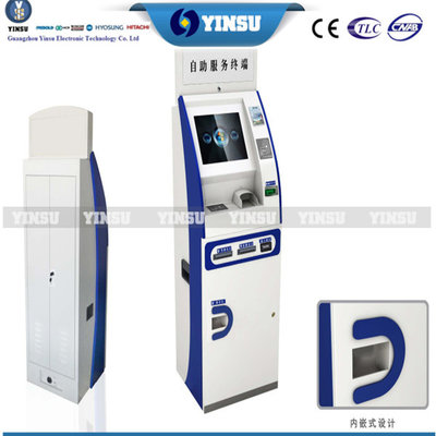 Indoor DT-52A self kiosk payment machine accept cash /bank card payment