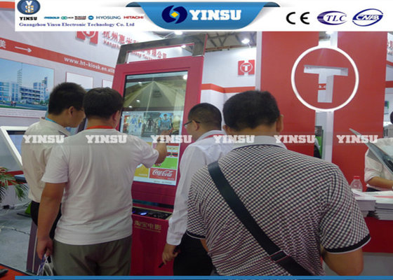 Restaurant Video Teller Machine / Digital Signage Displays 42 Inch Touch Screen