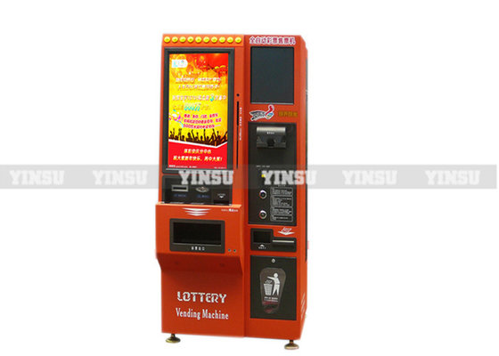 Cold Roll Steel Ticket Dispenser Kiosk Self Service Pay Exchange Currency