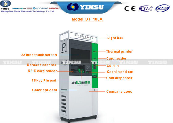 Low Power Consumption Payment Kiosk Machine For Residential Area Parking