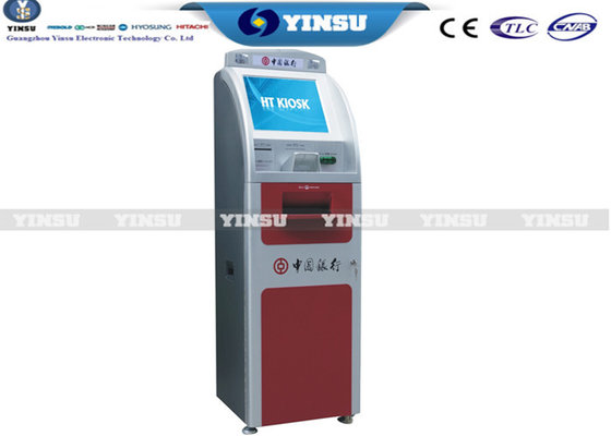 17 Inch Touch Payment Kiosk Machine / Self Service Terminal Financial Equipment